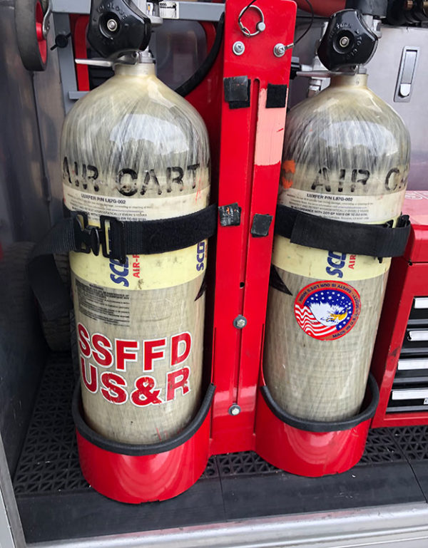 SCBA Cylinder SSFFD Label - SVI Graphics