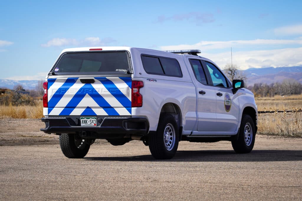 Thompson Valley EMS Rear Chevron - SVI Graphics