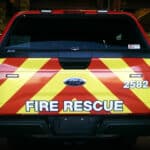 Reflective Chevron Panels | Fire Truck Chevrons in Printed Reflective Vinyl